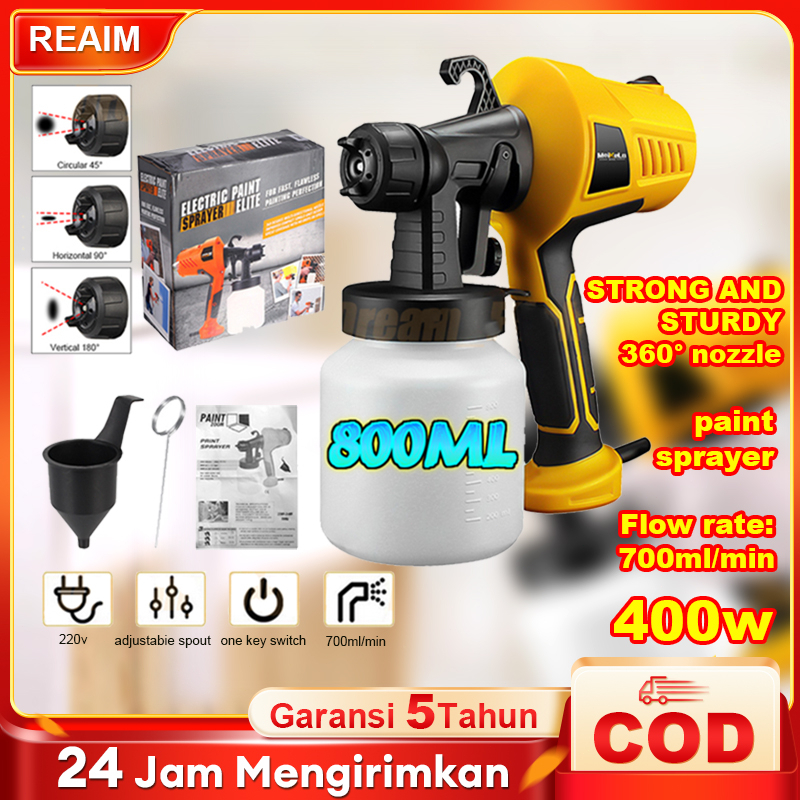 Jual Tengoo alat cat semprot listrik 450W 800ml, mesin cat semprot ... Jual Tengoo alat cat semprot listrik 450W 800ml, mesin cat semprot ...