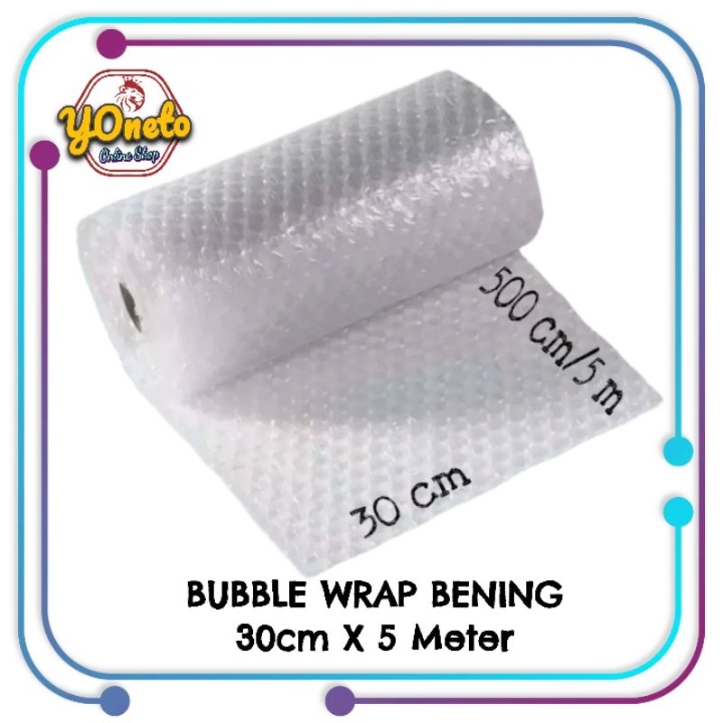 Jual Bubble Wrap Putih Bening 30cm X 500cm | Shopee Indonesia
