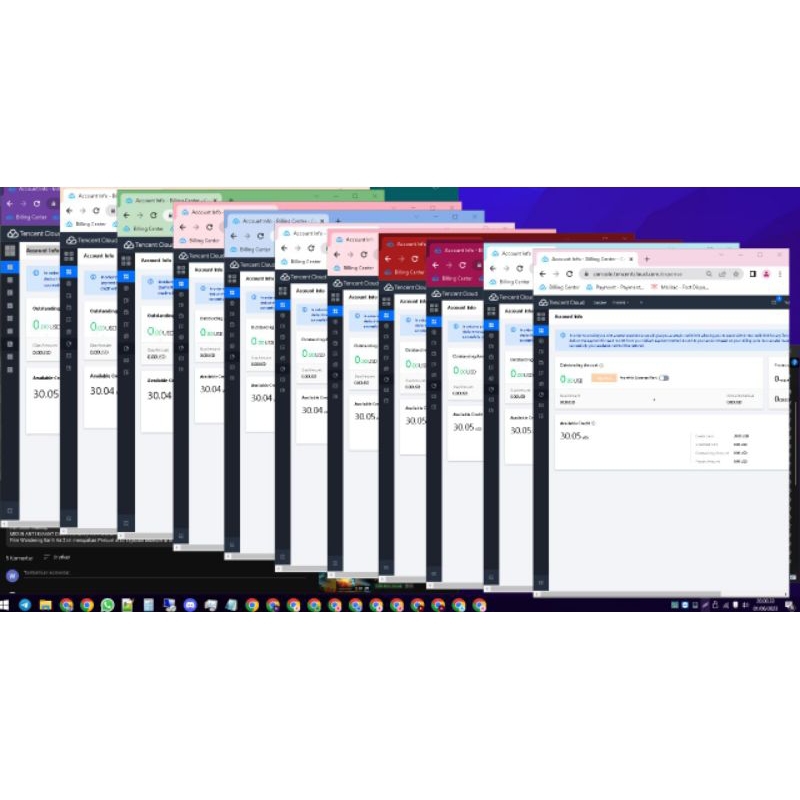 Jual TENCENT CLOUD 30$ | Shopee Indonesia