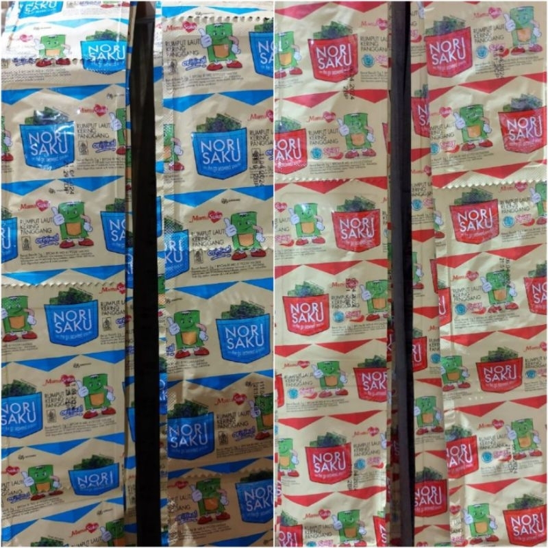 Jual Nori Saku Rumput Laut Kering Panggang Rasa Original Spicy Pedas ...