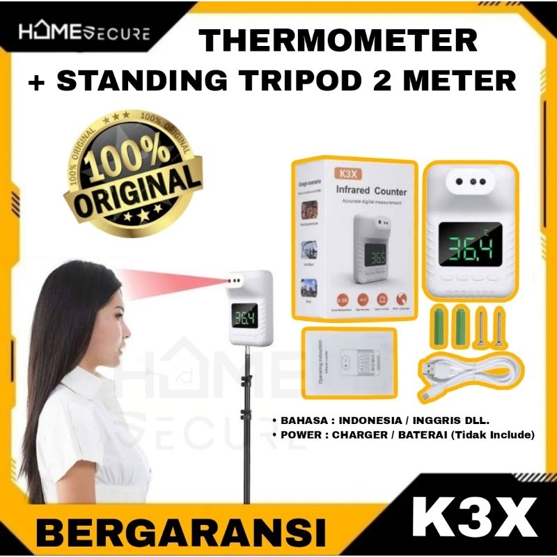 Jual Thermometer Infrared K3X Dengan Stand Tripod / Termometer Cek Suhu ... Jual Thermometer Infrared K3X Dengan Stand Tripod / Termometer Cek Suhu ...