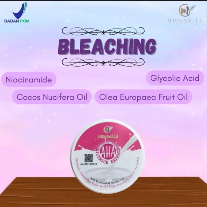 Jual Misonells Bleaching Badan Licorice Extract 100g | Shopee Indonesia