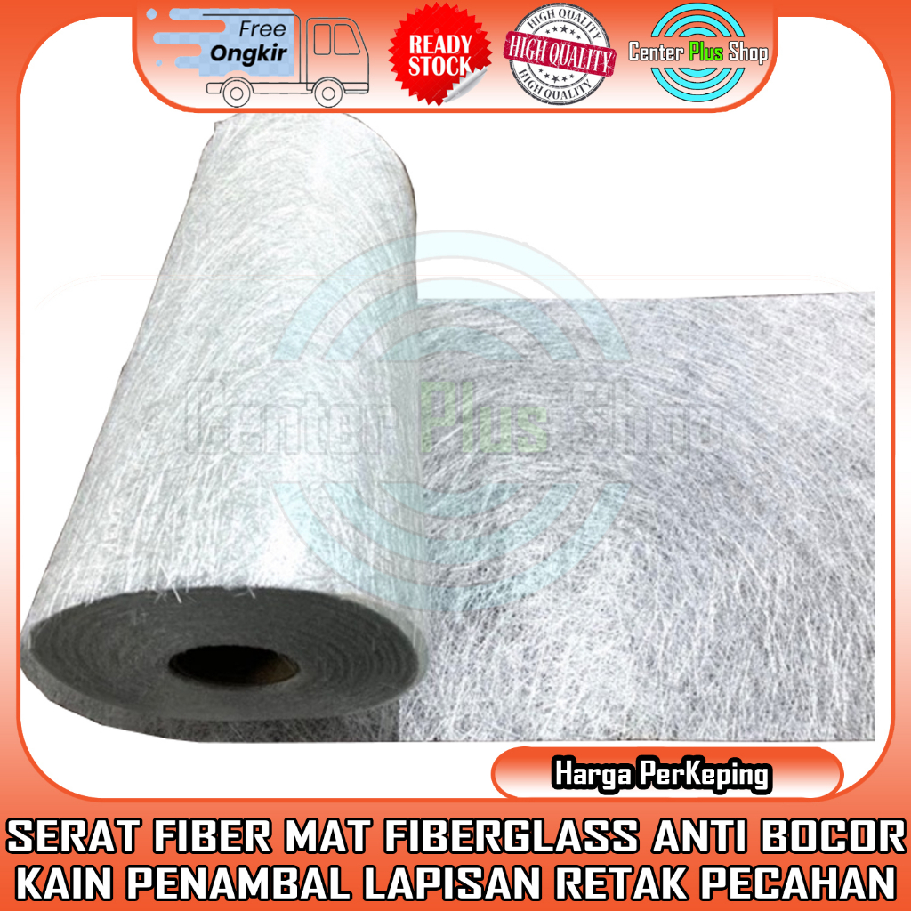 Jual Serat Fiber Fiberglass Matt Mat Per Keping Anti Bocor Kain Glas ...
