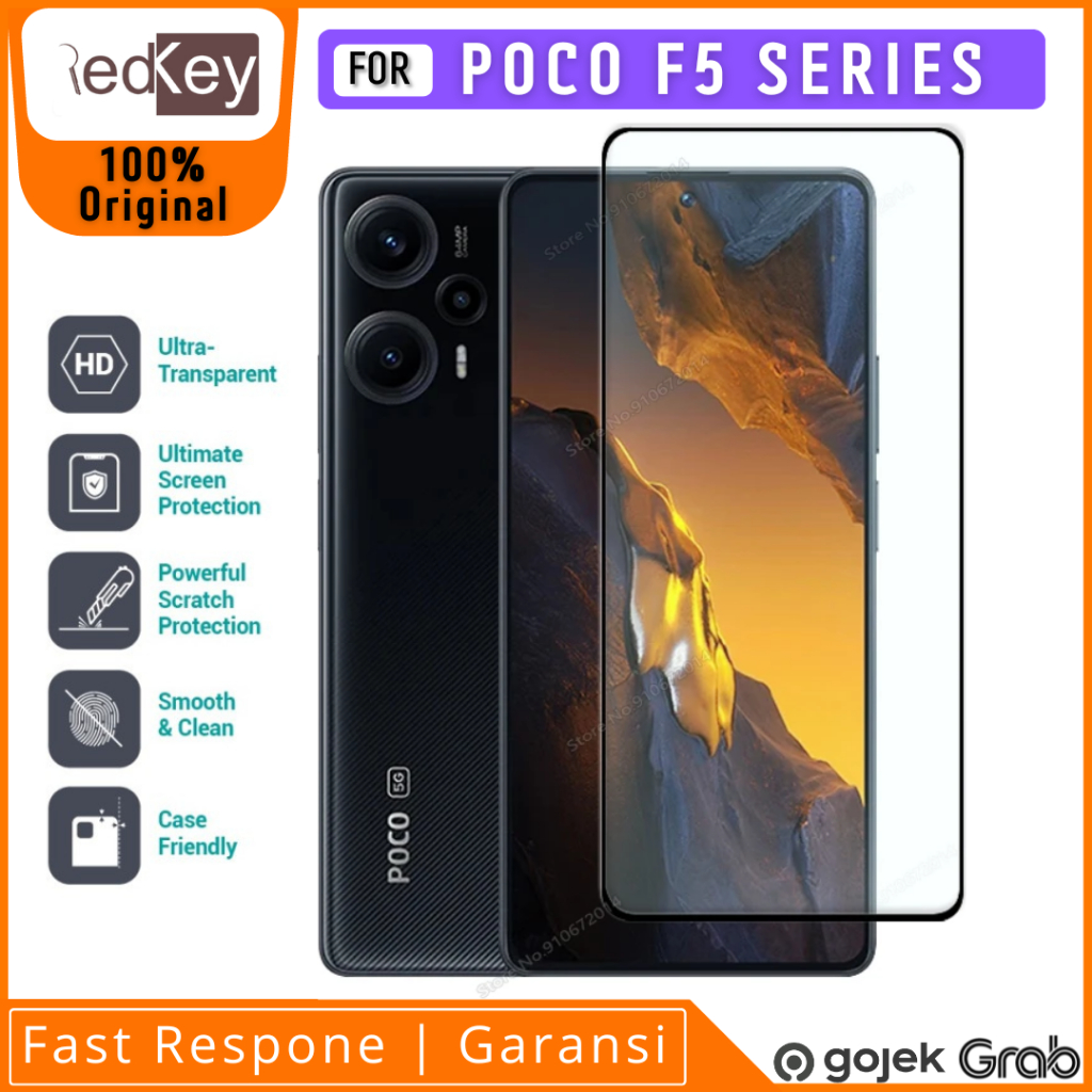 Jual Tempered Glass Xiaomi Poco F5 5G / F5 Pro Redkey Anti Gores Layar ...