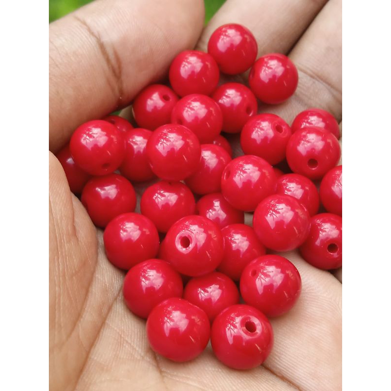 Jual Butiran tasbih/gelang batu marjan ukuran 10 mm | Shopee Indonesia