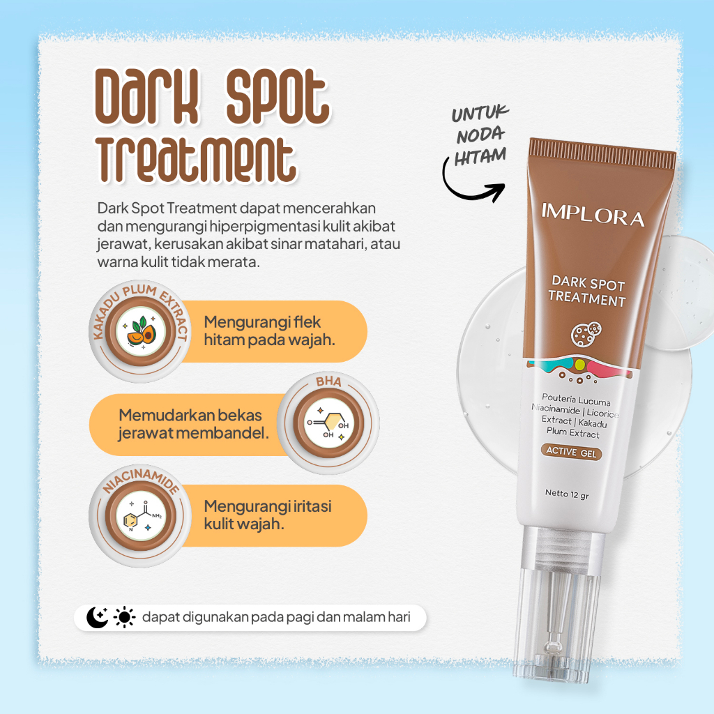 Jual Bundling - Implora Dark Spot Treatment & Crystalice Eye Serum ...