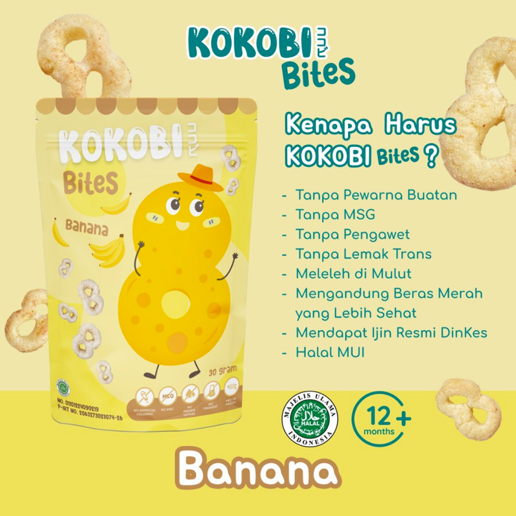 Jual Camilan Bayi - Kokobi Bites 30GR | Shopee Indonesia