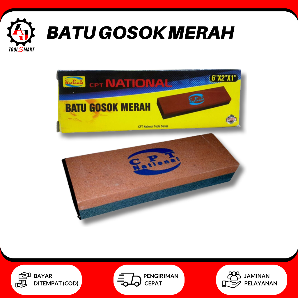 Jual Batu Gosok Merah CPT National Pengasah Pisau Gunting Golok ...