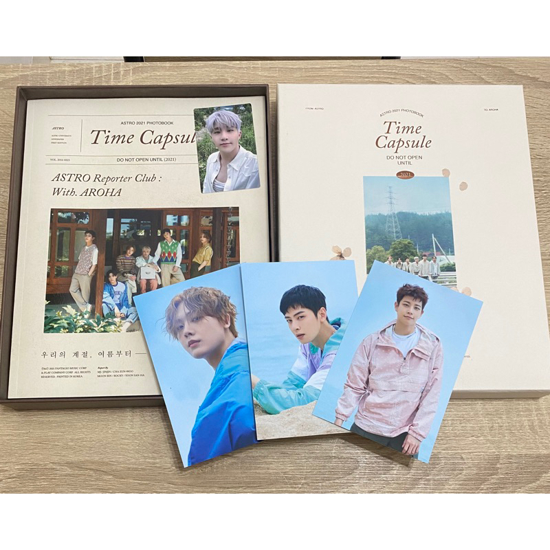 Jual ASTRO - 2021 PHOTOBOOK 'TIME CAPSULE' Unsealed | Shopee Indonesia
