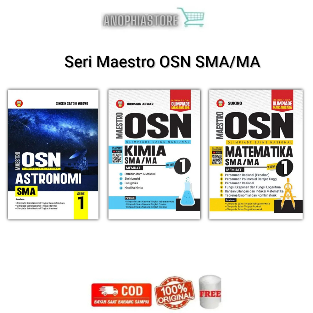Jual Maestro OSN Matematika Kimia Astronomi SMA/MA | Shopee Indonesia