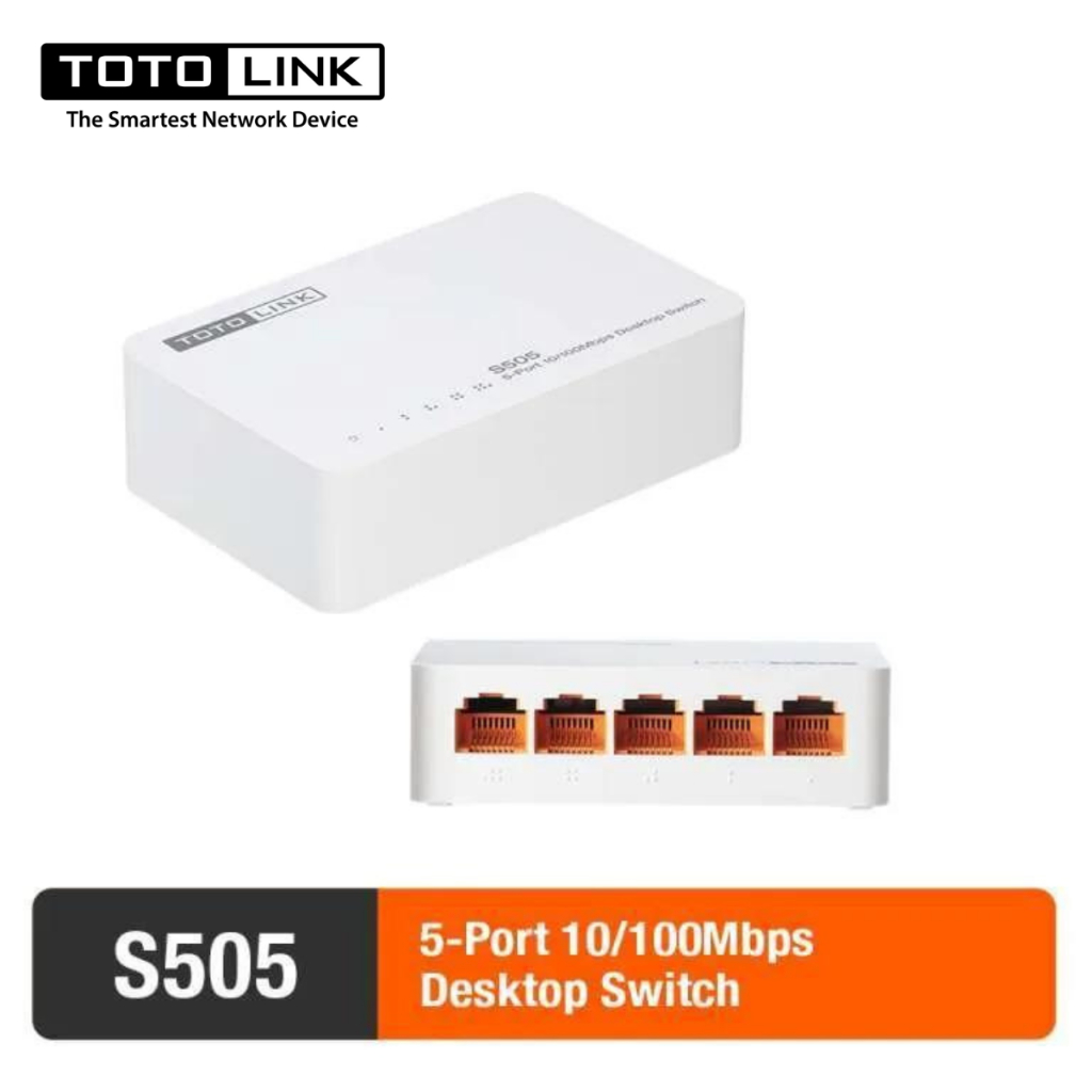 Jual Totolink S505 Switch Hub 5Port Desktop Switch Hub 5 Port 10 ...