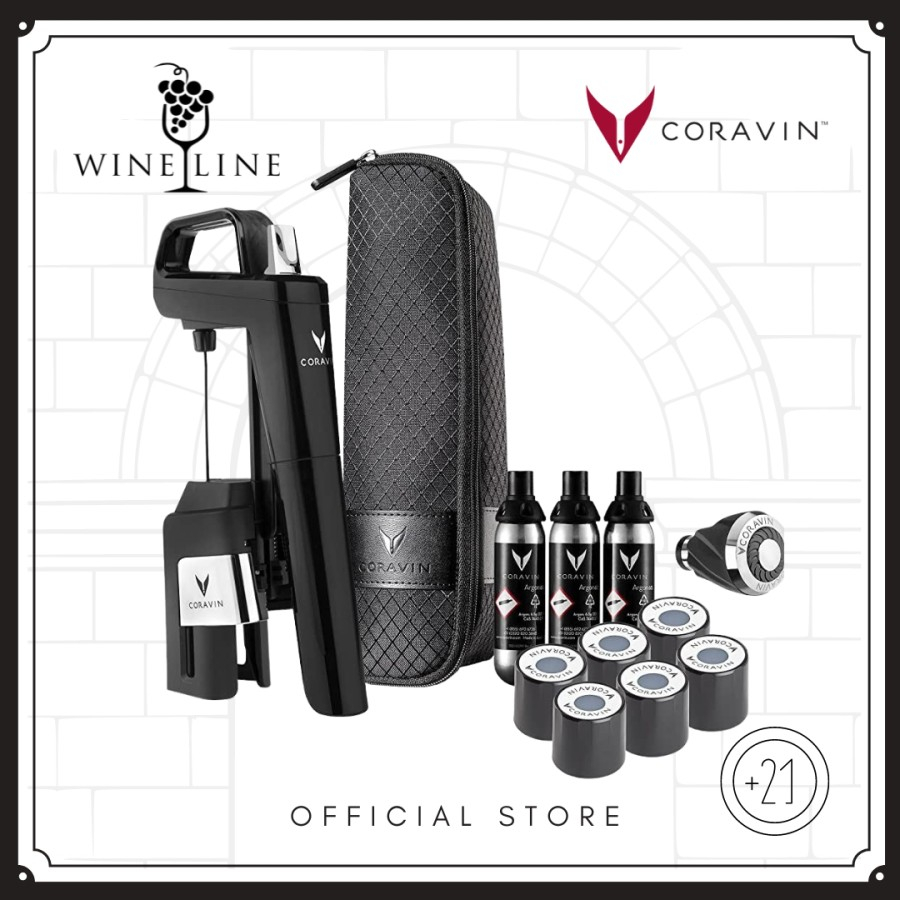 Jual WINE PRESERVATION - CORAVIN Model SIX Plus Piano Black | Shopee Indonesia