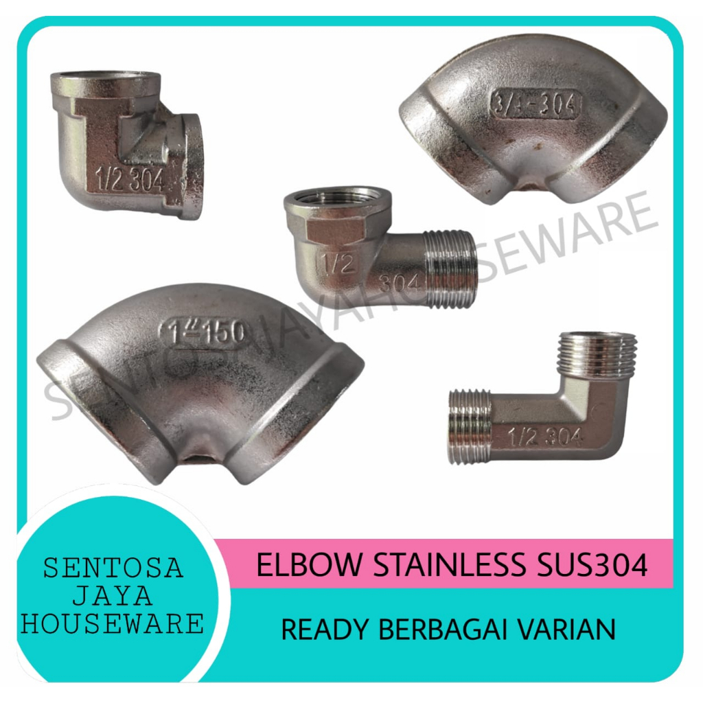 Jual ELBOW STAINLESS STEEL / ELBOW SANITARY STAINLESS STEEL / ELBOW ...