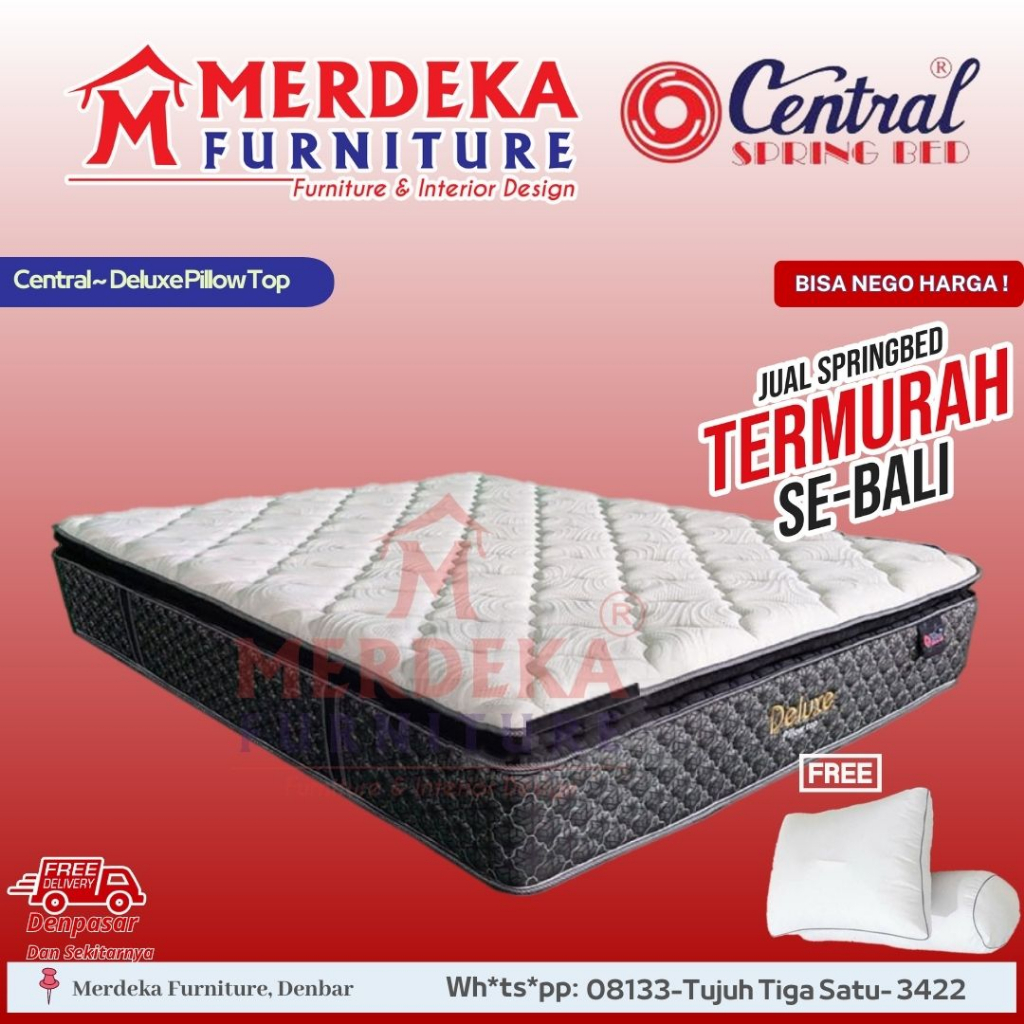 Jual Kasur Central ~ Deluxe Element| Spring Bed 160x200|Free Bantal ...