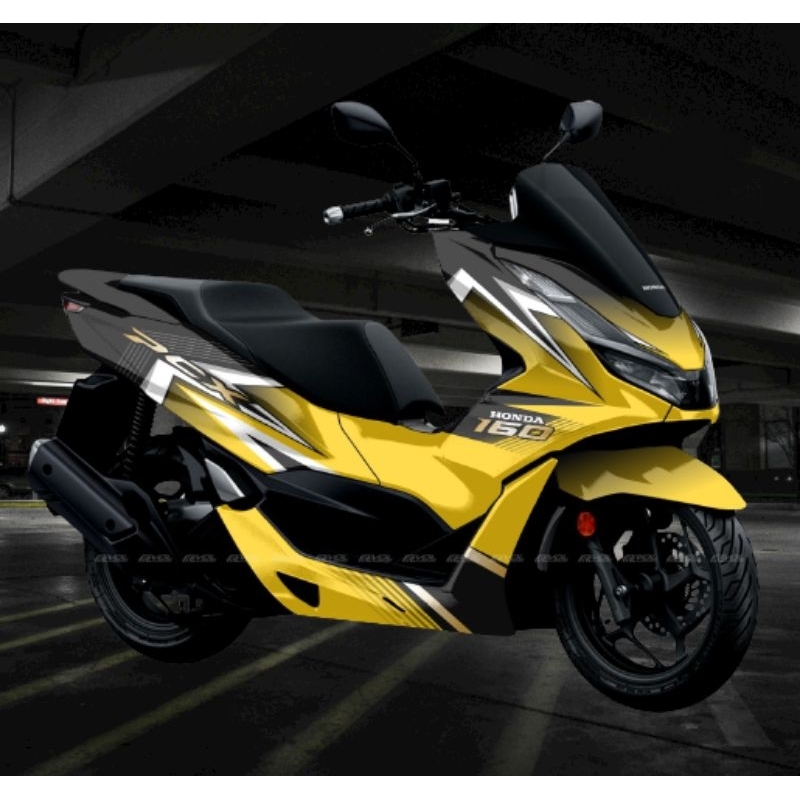 Jual sticker full body pcx 160 decal pcx full body striping pcx 160 new ...