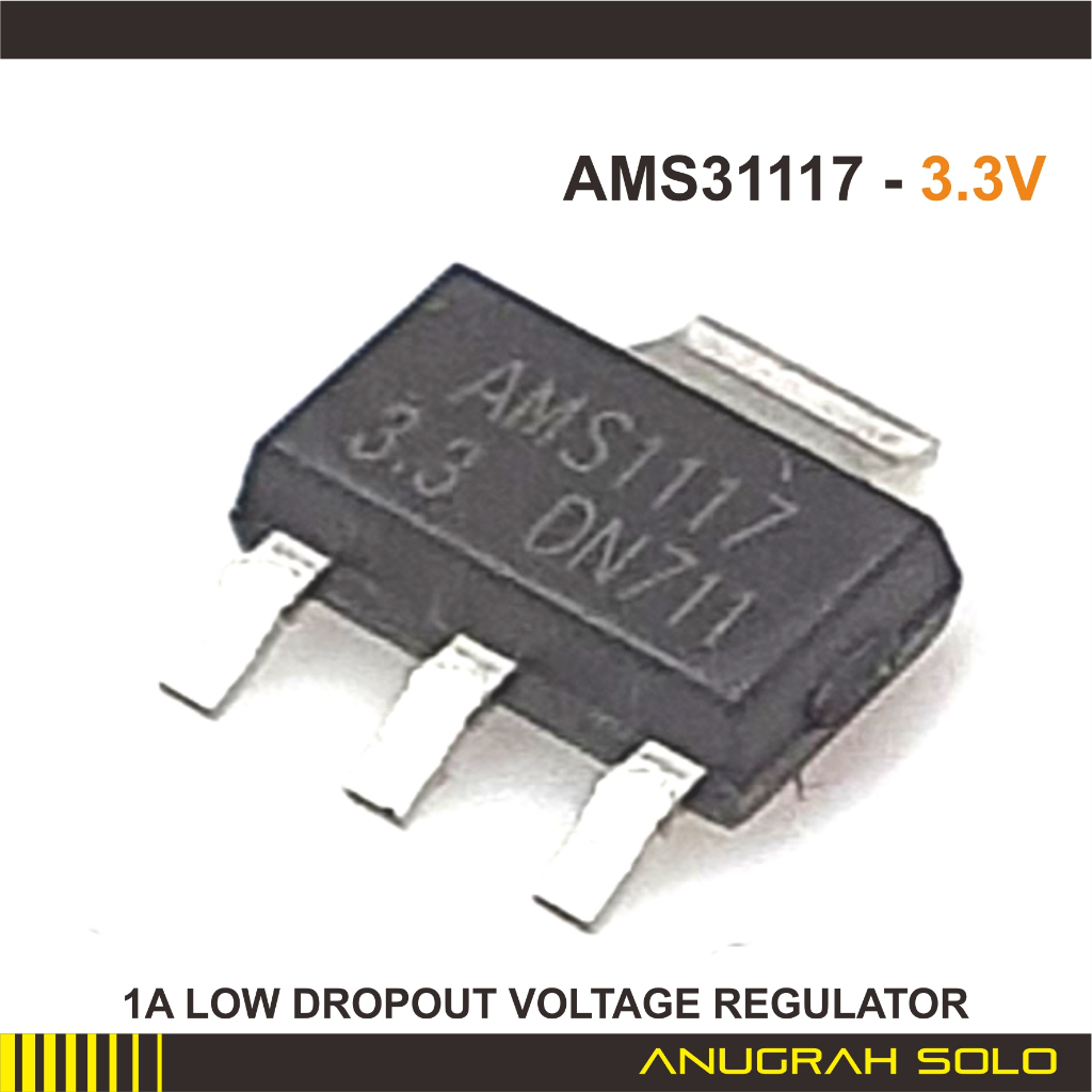 Jual AMS1117 3.3V IC Voltage Regulator AMS 31117 | Shopee Indonesia
