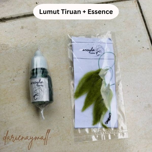 Jual COD ∣ Paket Umpan Mancing Lumut Tiruan + Essence Untuk Ikan Nila ...