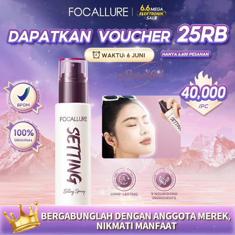 Jual FOCALLURE Setting Spray Makeup Lock Hydrating #PerfectLock ...