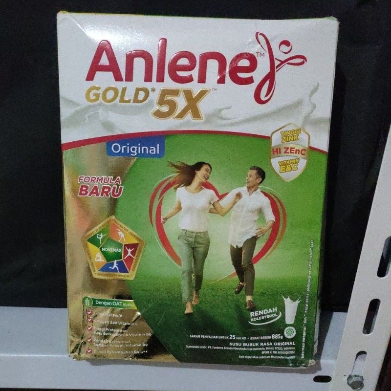 Jual Anlene Gold Plus 5x Vanila / Original / Cokelat / Coklat 885 gram ...