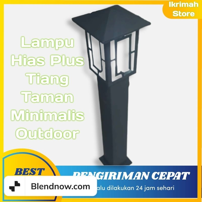 Jual Lampu Hias Plus Tiang Taman Minimalis Outdoor-Lampu Hias Tiang ...
