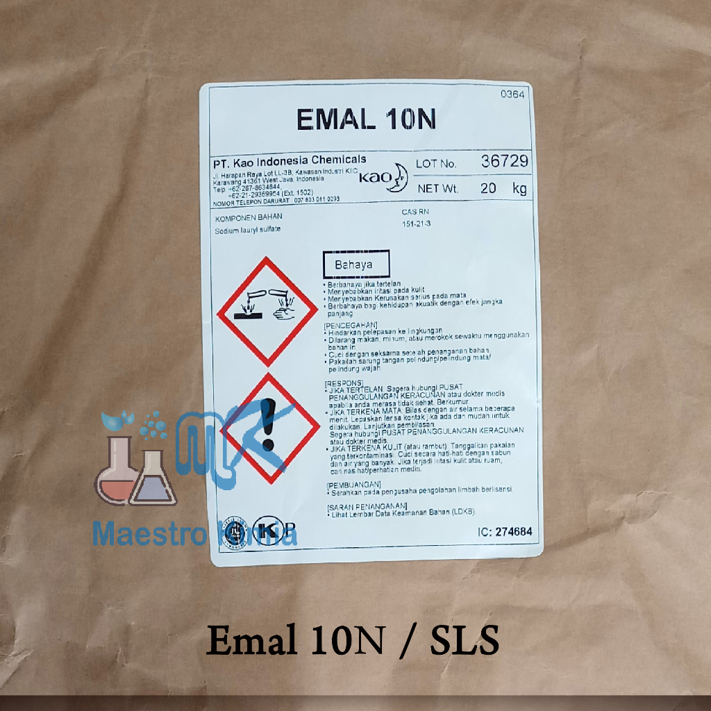 Jual Emal Needle / EMAL 10N / SLS / Texapon Nedel 1 Kg | Shopee Indonesia