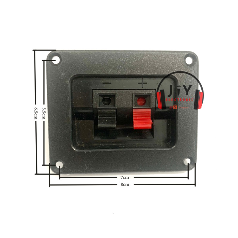 Jual Terminal Panel Kotak Speaker Dengan Soket Konektor Kabel Jepit ...