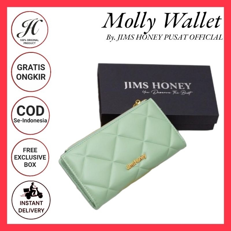 Jual JIMSHONEY MOLLY WALLET Original Jims Honey - Dompet Panjang Kulit Fashion - Dompet Kartu ...