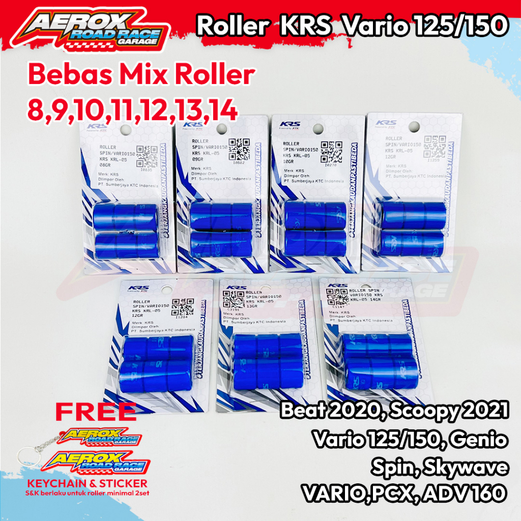 Jual Roller KRS KTC MIX Vario 125 150 PCX ADV 160 GENIO BEAT DELUXE ...