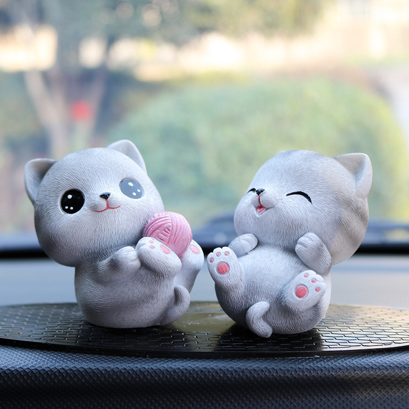 Jual KUCING KARDUS // Hiasan pajangan solar dashboard dasbor mobil ...