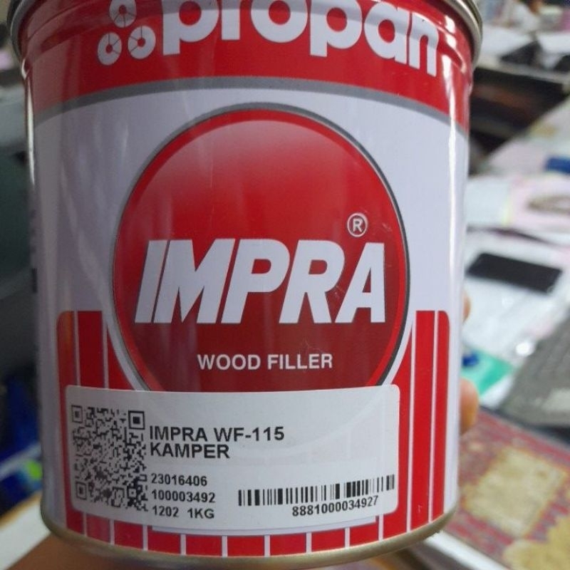 Jual propan impra wood filler 115 || dempul kayu || 1kg | Shopee Indonesia