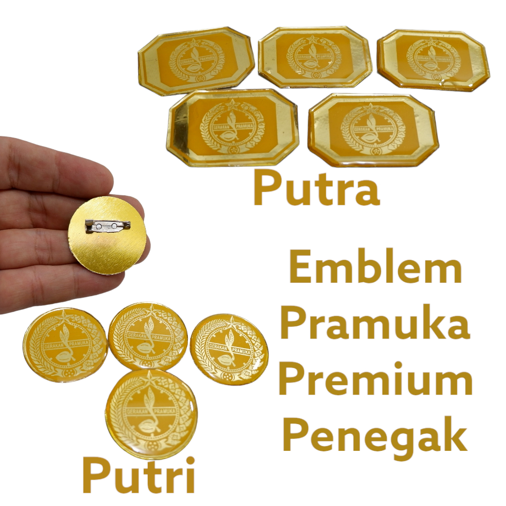 Jual Pin Lambang Emblem Tantop Topi Pramuka Siaga Penggalang Penegak ...