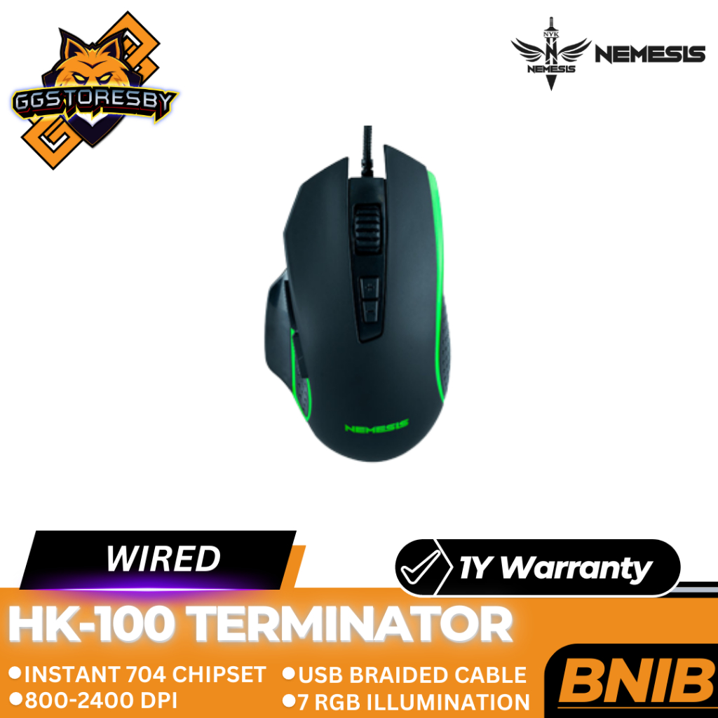 Jual NYK HK-100 TERMINATOR Gaming Mouse | Shopee Indonesia