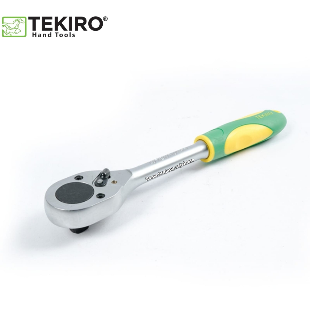 Jual TEKIRO RACHET HANDLE 1/2" X 10" GAGANG KUNING HIJAU (KARET ...