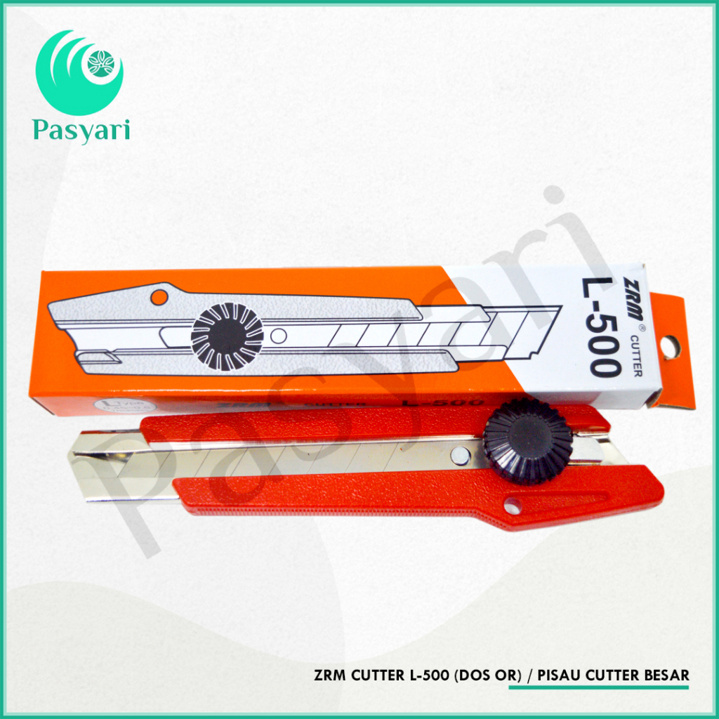 Jual ZRM CUTTER L-500 (DOS OR) / PISAU CUTTER BESAR | Shopee Indonesia