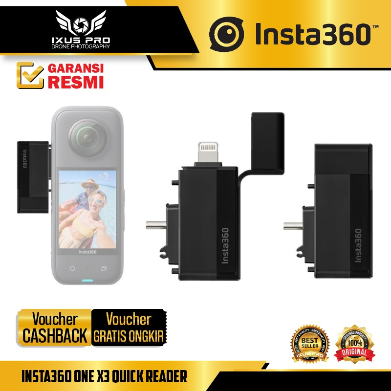 Jual Insta360 ONE X3 Quick Reader Original | Shopee Indonesia