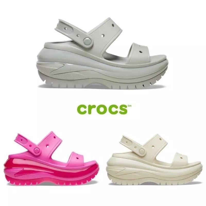 Jual CROCS MEGA CRUSH SANDAL/CROCS MEGA CRUSH SLIDE/SANDAL WANITA ...