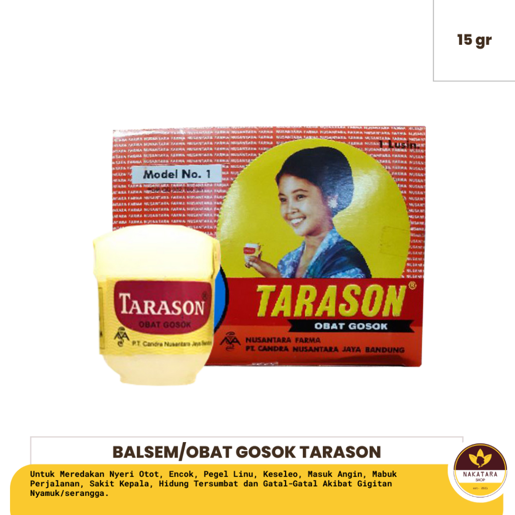 Jual BALSEM OBAT GOSOK TARASON UKURAN 15 GRAM | Shopee Indonesia