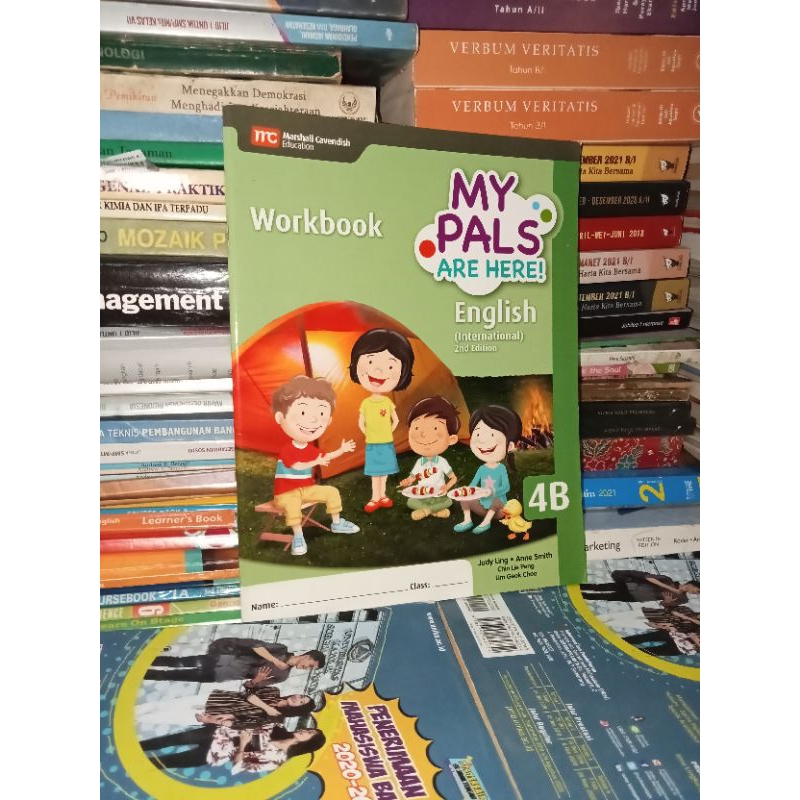 Jual original buku my pals are here English workbook 4b 2nd edition ...