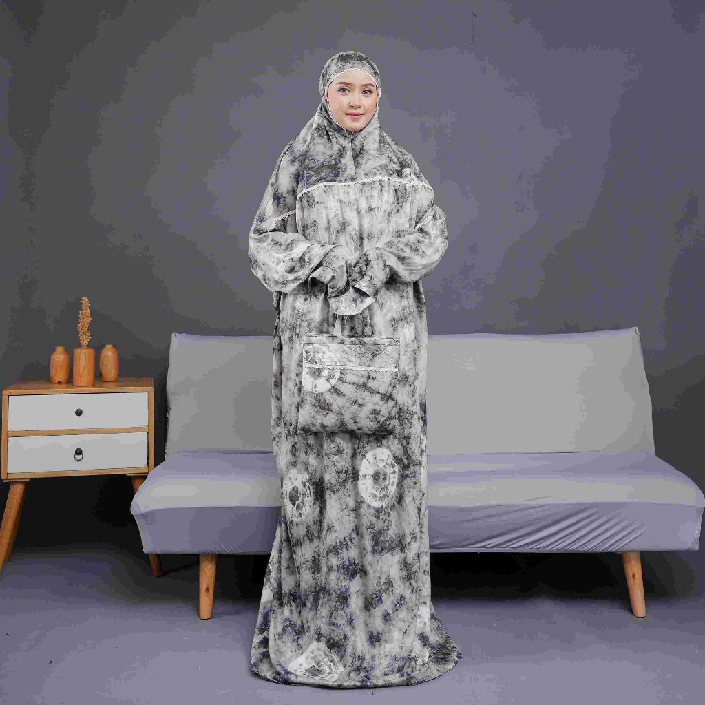 Jual Mukena dewasa terusan tie dye ikat jumbo halya shop | Shopee Indonesia