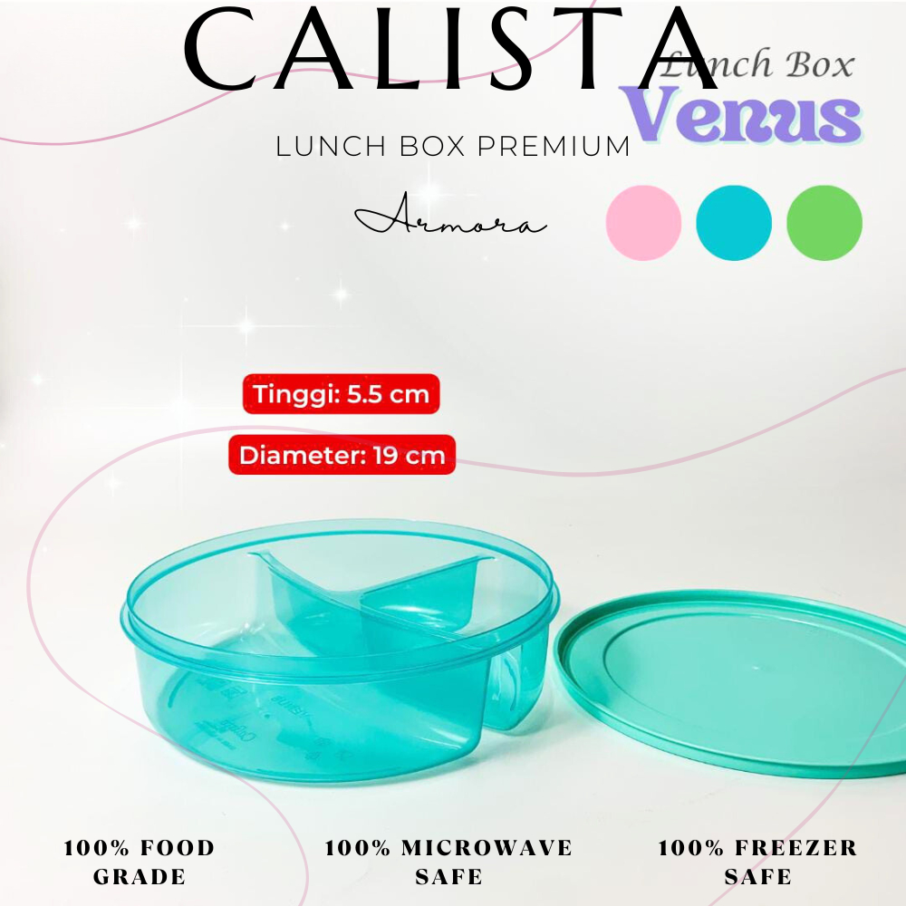 Jual [ CALISTA ] LUNCH BOX CALISTA VENUS PREMIUM WADAH TEMPAT BEKAL ...