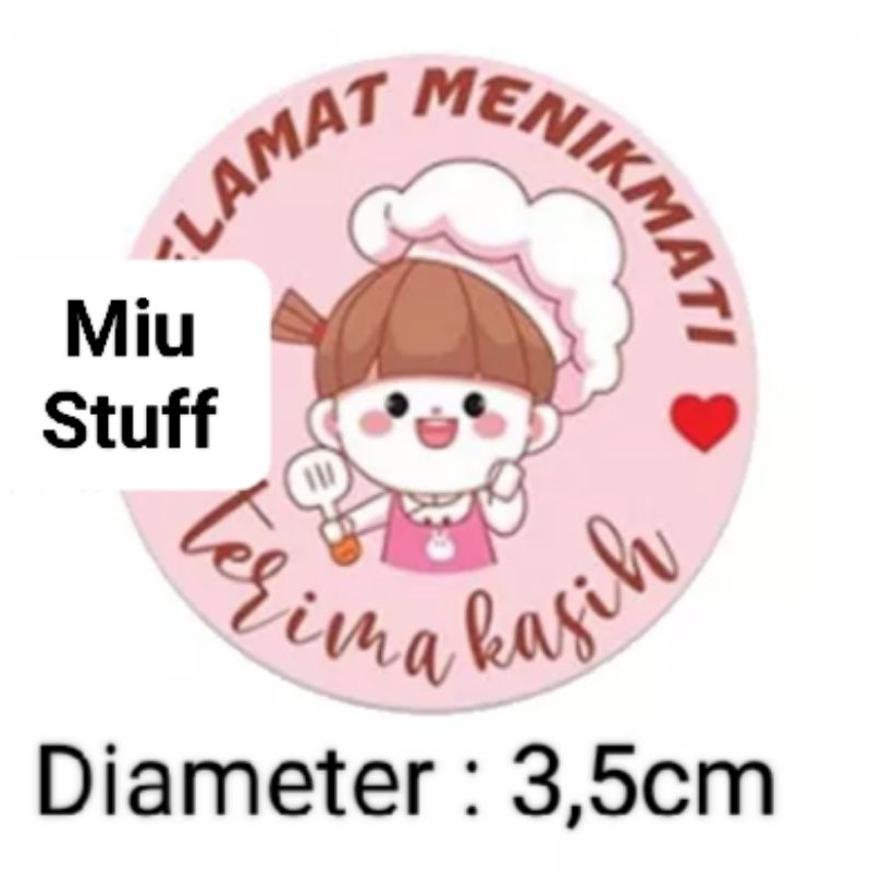 Jual Lebel Sticker Thank You Stiker Terima Kasih Happy Birthday Lucu ...