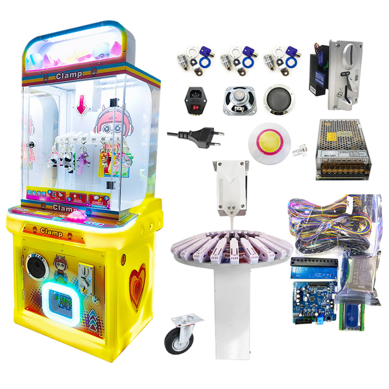 Jual Amusement park indoor coin prize vending machine clip prize gift ...