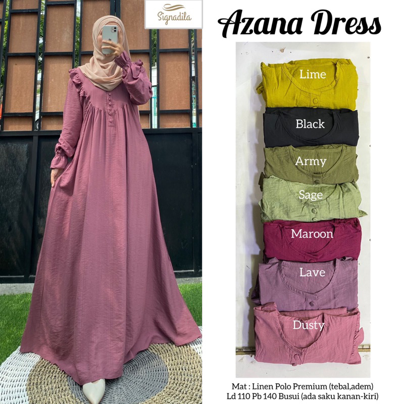 Jual AZANA DRESS BY SIGNADILA | Shopee Indonesia