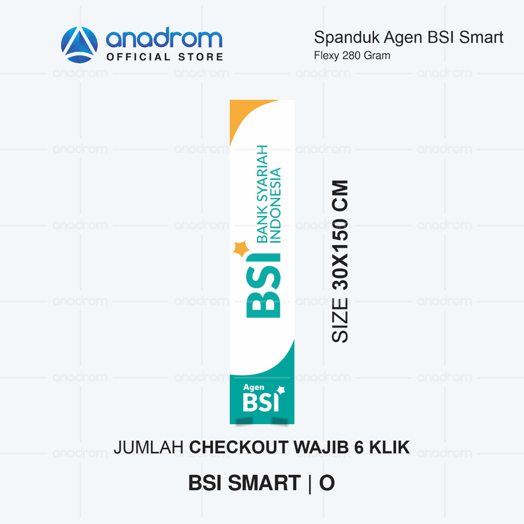 Jual Spanduk Atribut Wajib Agen BSI Smart | Banner Agen BSI Smart ...
