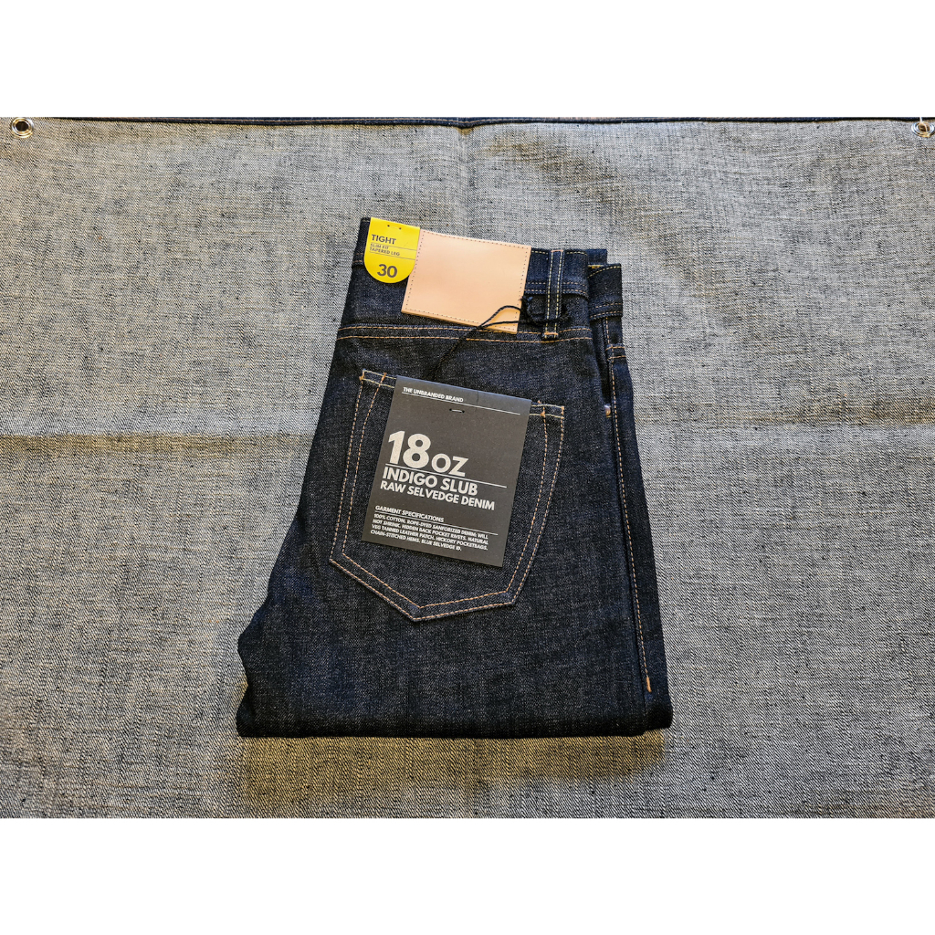 Jual The Unbranded Brand UB 469 - 18oz Indigo Slub Selvage - Tight Fit ...