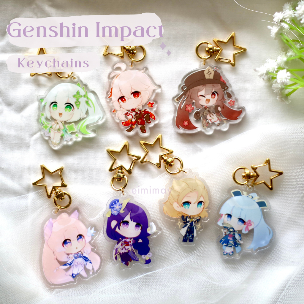Jual [CLEARANCE SALE] Genshin Impact Sky OC Keychain Acrylic Gantungan ...