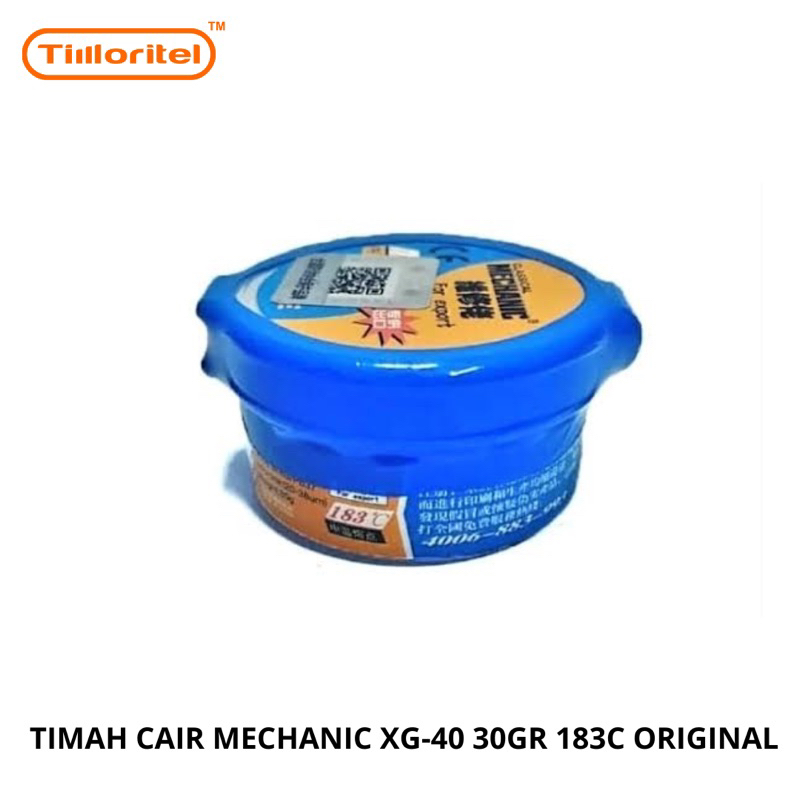 Jual TIMAH CAIR MECHANIC XG-40 30GR 183C ORIGINAL | Shopee Indonesia