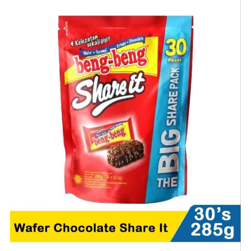 Jual Beng-Beng Wafer Chocolate Share It (30's) 285G | Shopee Indonesia