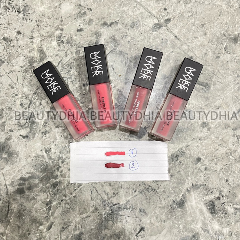 Jual MAKE OVER POWERSTAY VIVID WATERLITE LIP SATIN 5.5 g. LIP CREAM ...