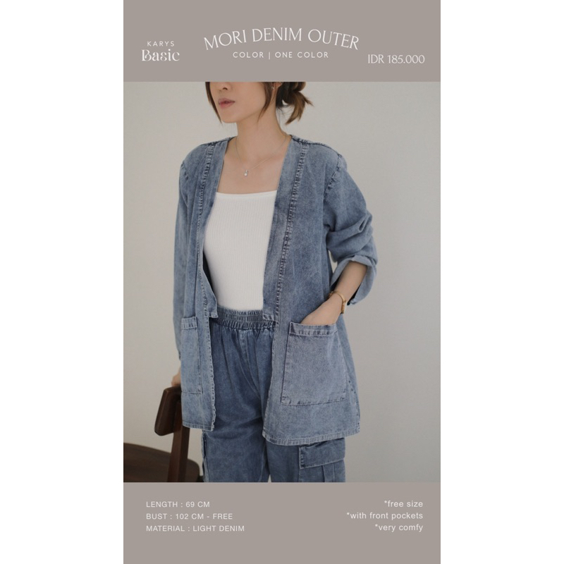 Jual MORI DENIM OUTER | Shopee Indonesia